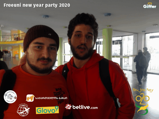 Freeuni New Year party 2020 | Giffer.ge